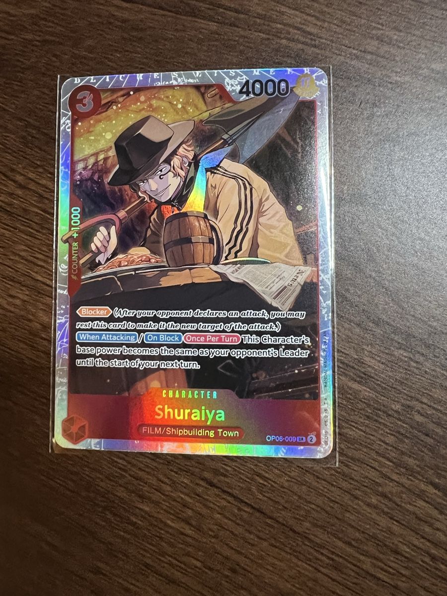 One Piece Card - Shuraiya OP06-002 - SR Top Zustand! (Neu (gemäss ...
