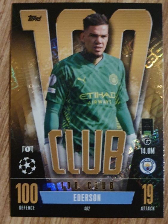 Ederson - 100 Club - Match Attax Topps - 2023/24 (Gebraucht) in Zürich ...