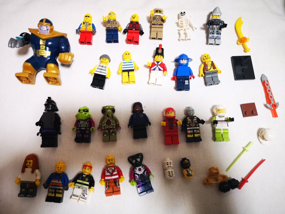 (L49) 24 x Lego Figuren Ninjago, Alien, Schlange... (Gebraucht) in ...