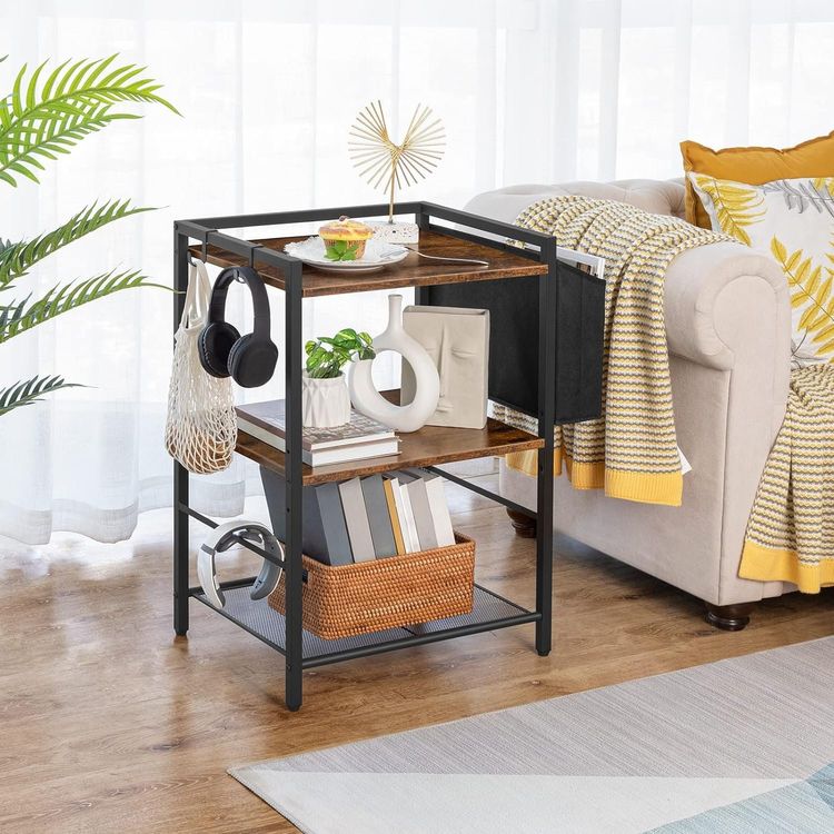 Druckertisch Druckerständer mit Rollen und Ablagen Bürotisch (Neu und ...