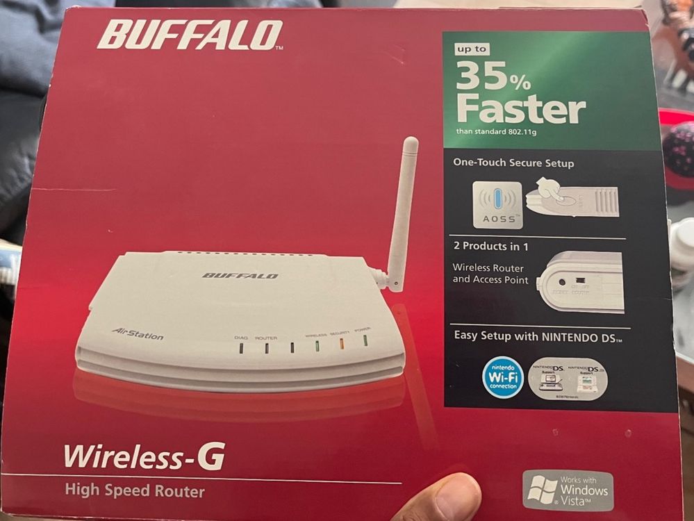 Buffalo WHR – G125 Router Wireless G High speed (Neu (gemäss ...