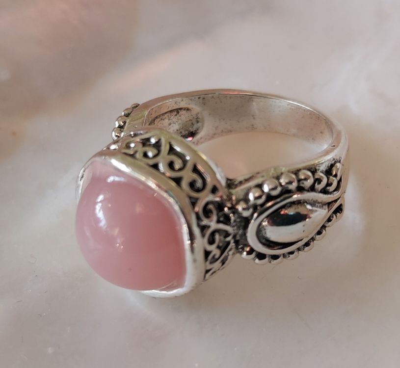 Ring mit rosa Stein | Kaufen auf Ricardo