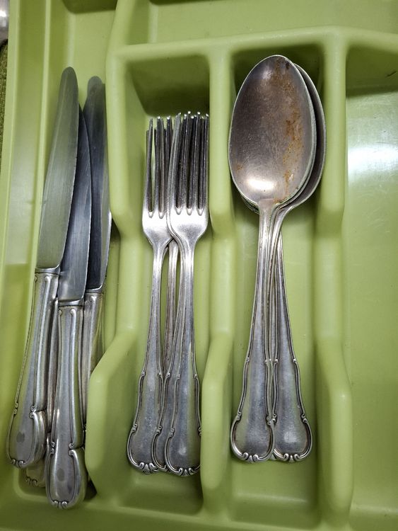 Silberbesteck Messer Gabel Löffel Vintage (Gebraucht) in Oberegg für CHF 15 – nur Abholung auf ...