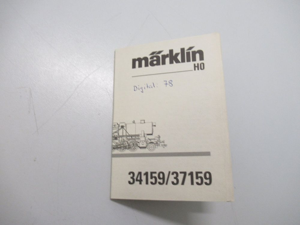 Märklin 34159 Dampflok TE3915 AC WS Digital H0 (Gebraucht) in Basel für ...