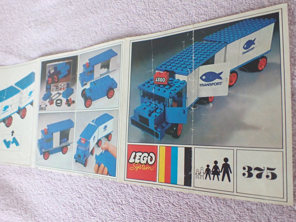 schöne Bauanleitung für LEGO Set 375 (Gebraucht) in Geroldswil für CHF ...