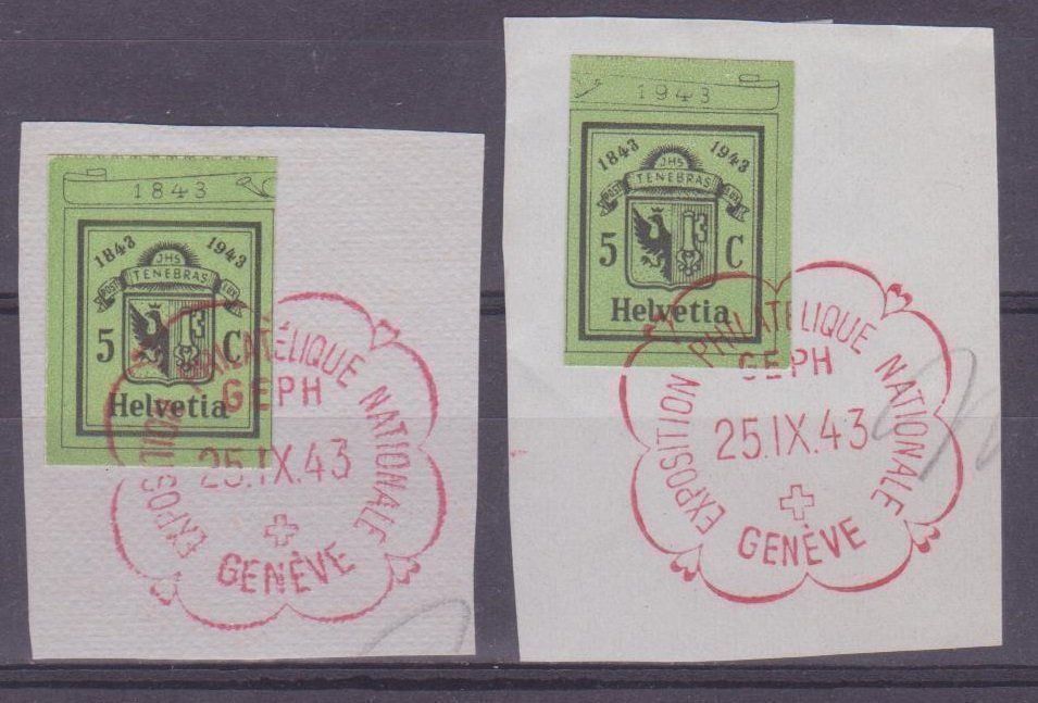 Schweiz: ZNr. W17L-W17R GEPH Genève 1943 (Gebraucht) in Teufenthal AG für CHF 7 – mit Lieferung ...