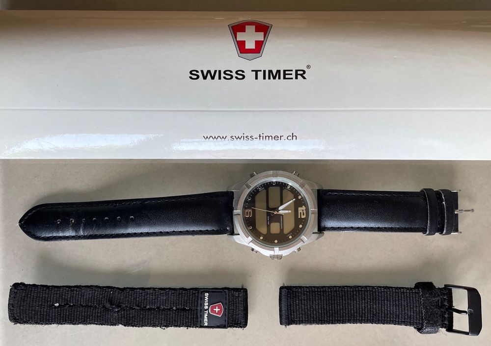 Swiss Timer Herrenuhr Chronograph Dual Time (Gebraucht) in Dielsdorf ...