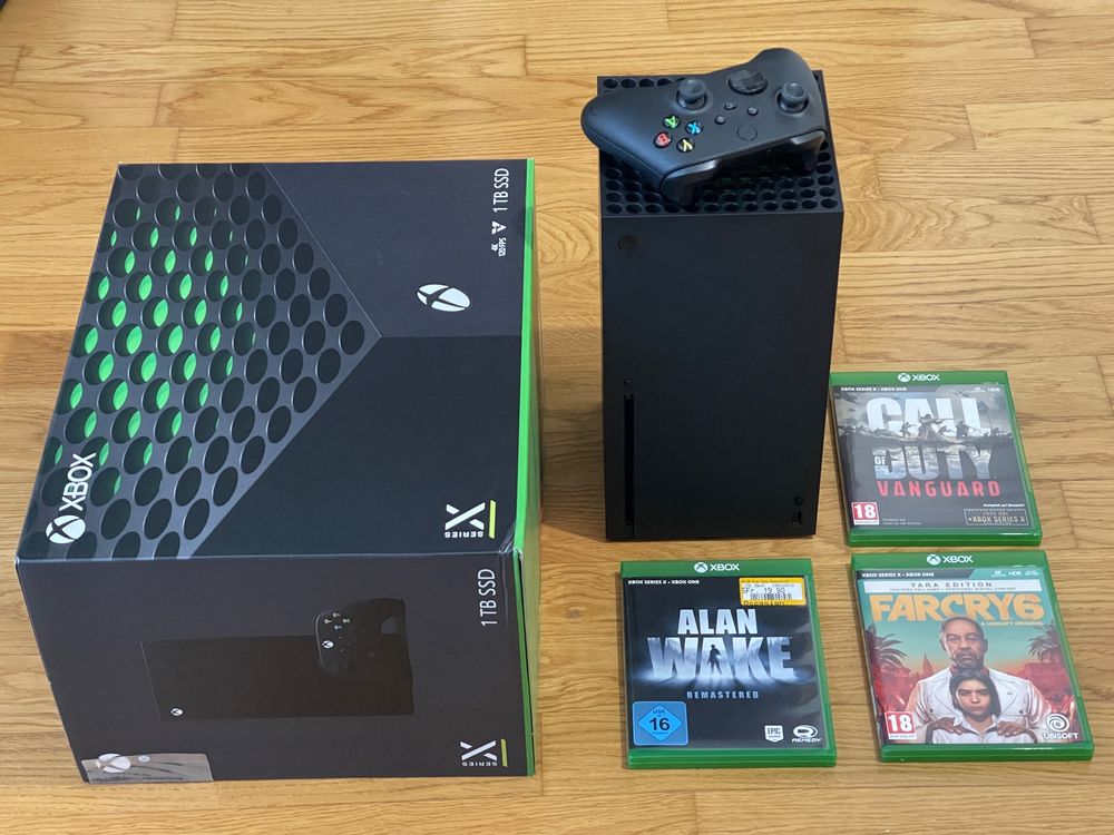 Xbox Series X, Guarantee, Alan Wake, Far cry 6, CoD Vanguard (Gebraucht ...