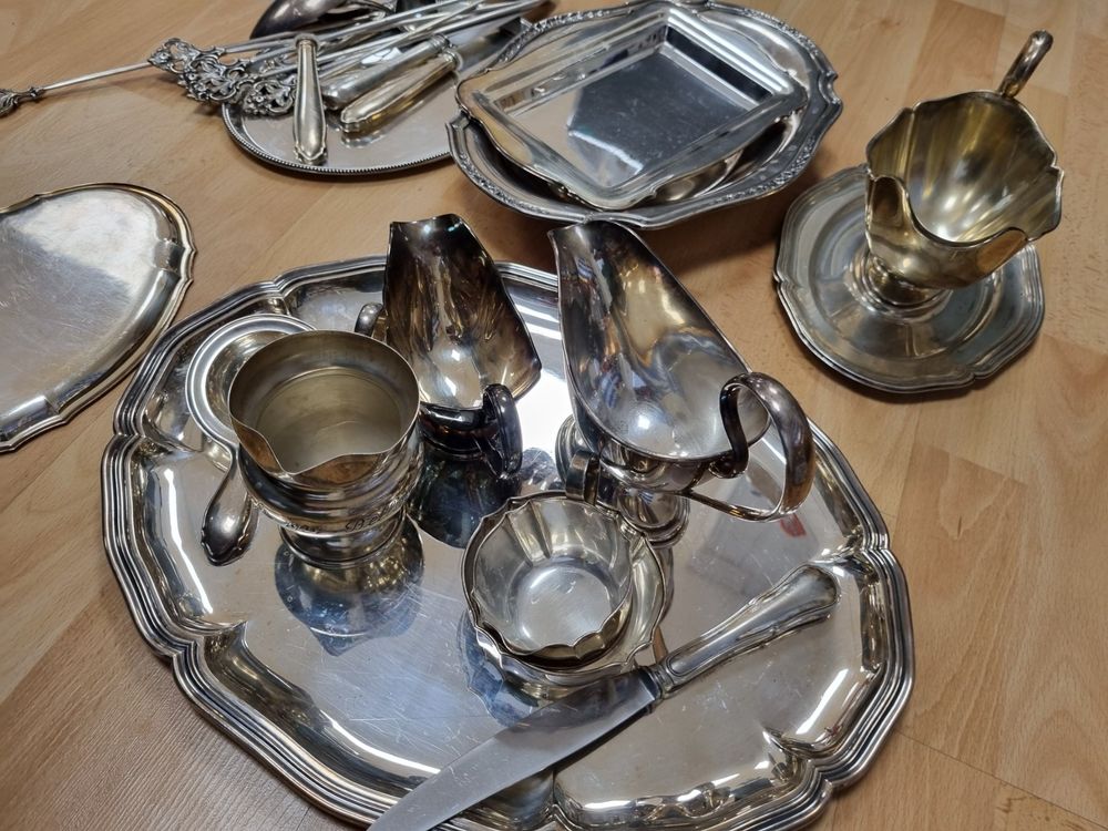 800er Silber 4kg Silbergeschirr / Silberservice | Kaufen auf Ricardo