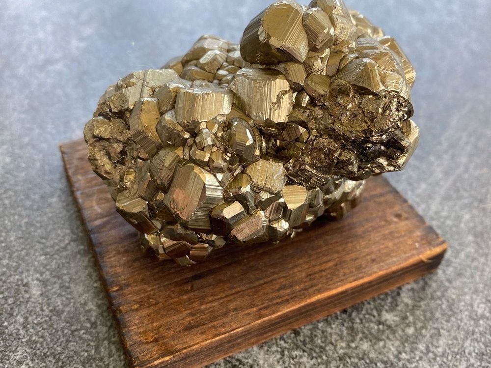 Grosser Pyrit Katzengold Halbedelstein Peru vintage 60er | Kaufen auf Ricardo