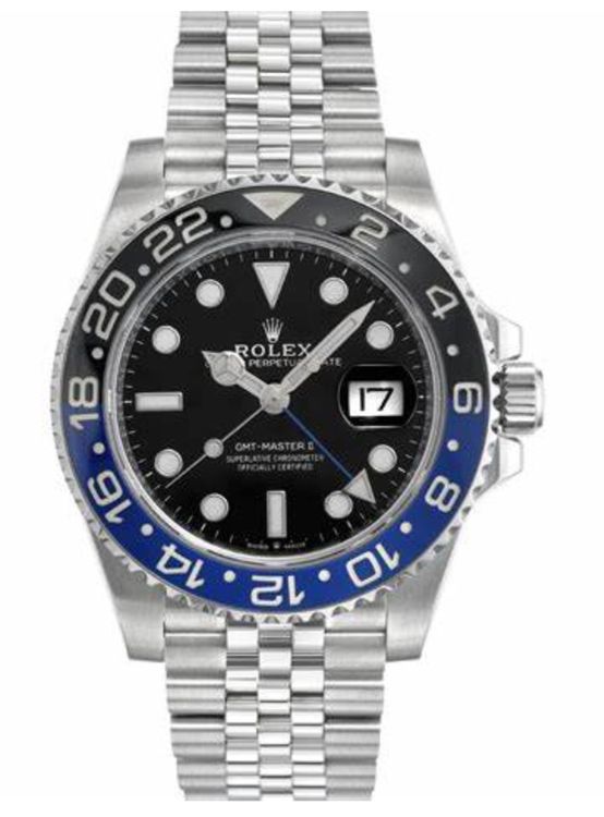 Rolex, GMT, Master II, Herren Uhr, Batman, Limited Edition (Neu (gemäss ...