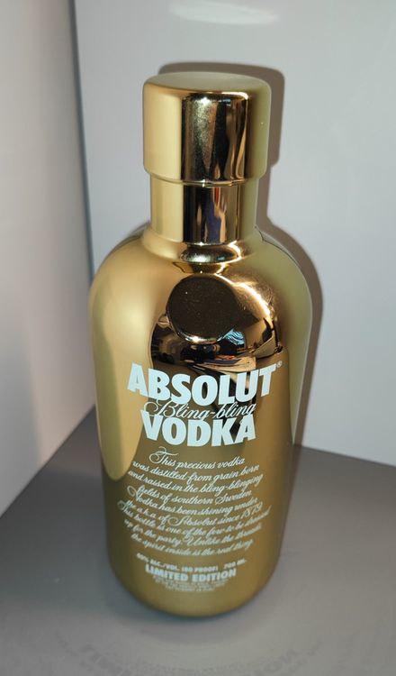 Absolut Vodka Limited Edition Gold - Hülle (Gebraucht) in Rümlang für ...
