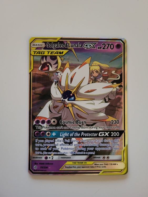 Pokemon Tag Team Solgaleo & Lunala (Gebraucht) in oberbuchsiten für CHF ...