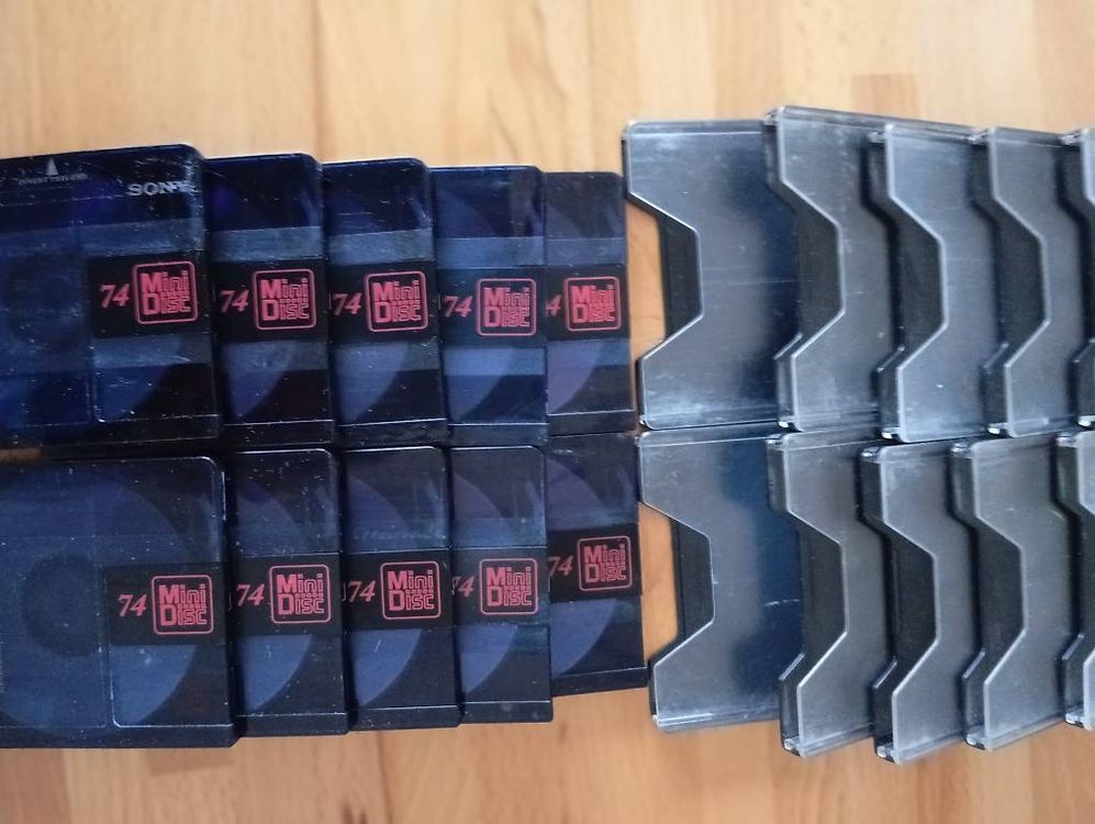 10 Sony Blue blank MD 74 Mini Discs (Gebraucht) in Chiasso für CHF 25 ...