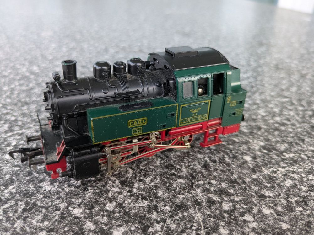 Dampflokomotive, grün, Fleischmann, Spur H0 | Kaufen auf Ricardo