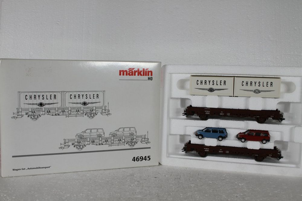 Märklin 46945 ÖBB Chrysler Automobiletransport Set (Gebraucht) in ...