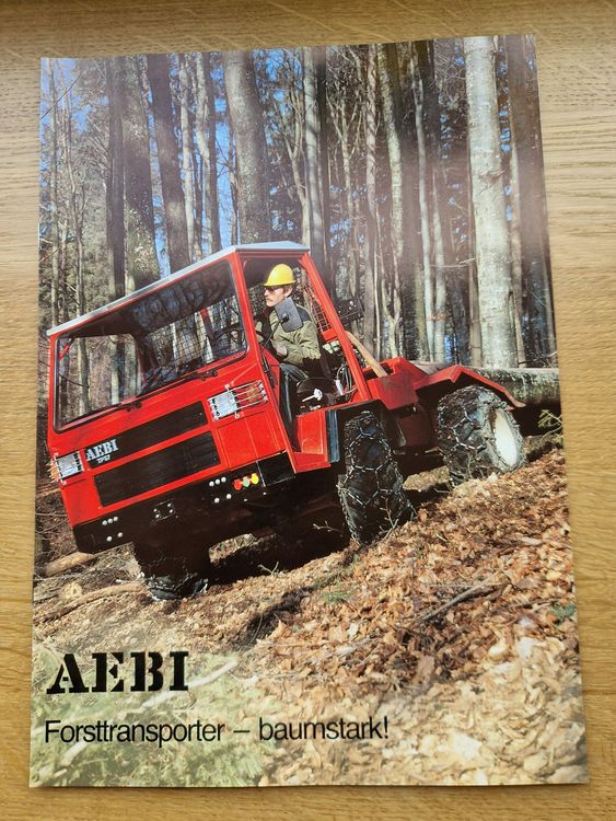Original Prospekt Aebi Forst Transporter TP67 (Gebraucht) in Dürnten für CHF 55 – mit Lieferung ...