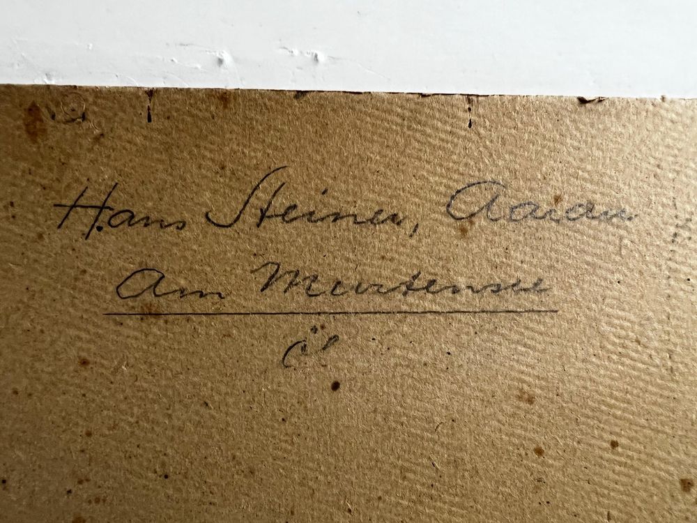 Hans Steiner (1872-1955) Landschaft Gemälde Signiert. (Gebraucht) in Neuhausen am Rheinfall für ...
