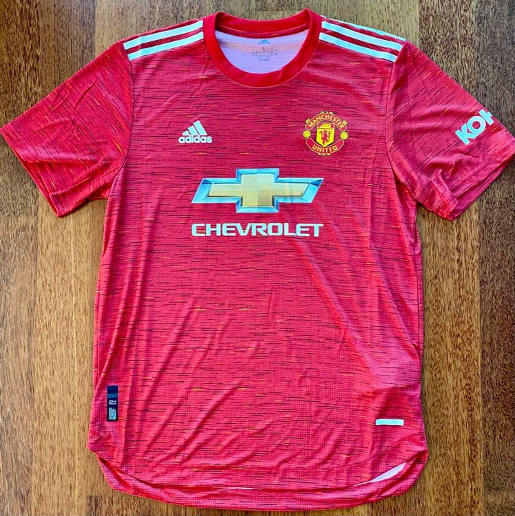 Manchester United Home Shirt - Authentic Version - 2020/21 (Neu (gemäss ...