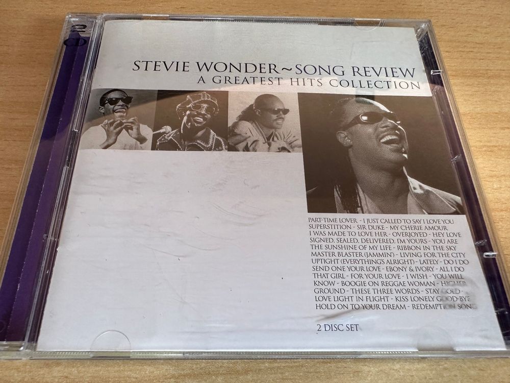 Stevie Wonder – Song Review (A Greatest Hits Collecti - 2 CD (Gebraucht ...