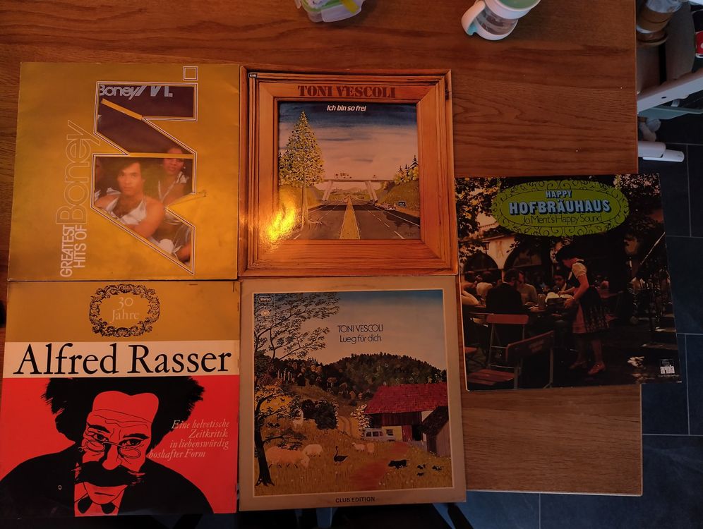 5 Lps Toni Vescoli,Boney M ,Happy Hofbräuhaus, Alfred Rasser (Gebraucht ...