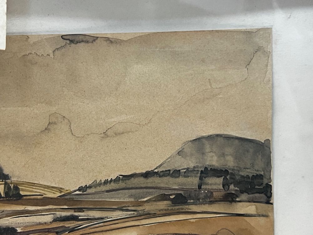 Sehr alte Aquarell im Holzrahmen mit Signatur. | Kaufen auf Ricardo