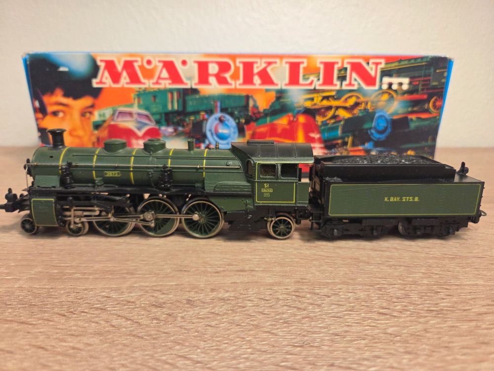 Märklin 3092 Dampflok K.Bay.Sts.B H0 (D'occasion) à St-Aubin-Sauges ...