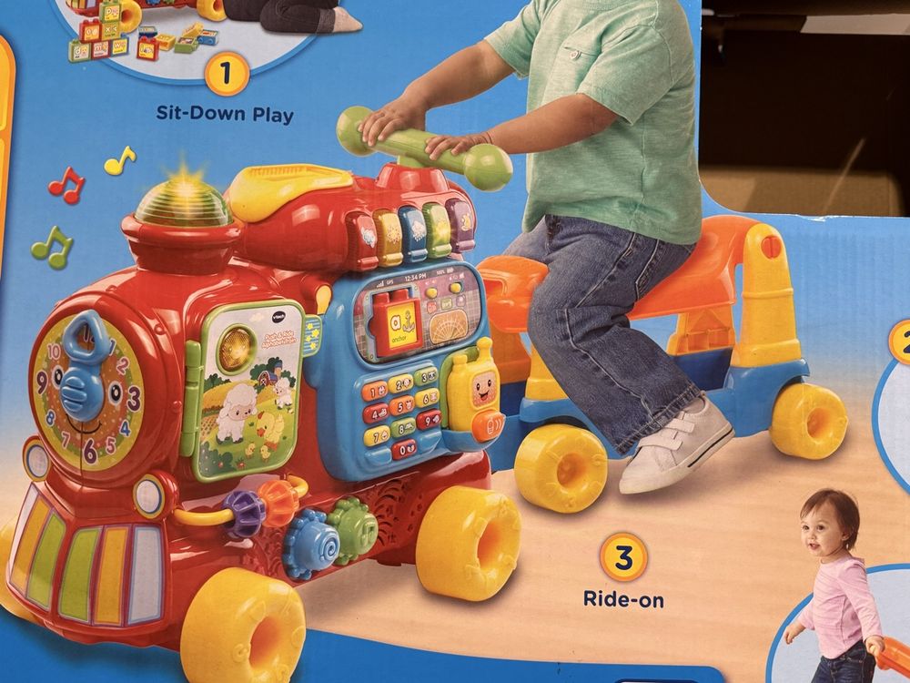 Vtech Baby Push & Ride Alphabet Train 4-in-1 - Toddler Toy (Gebraucht ...