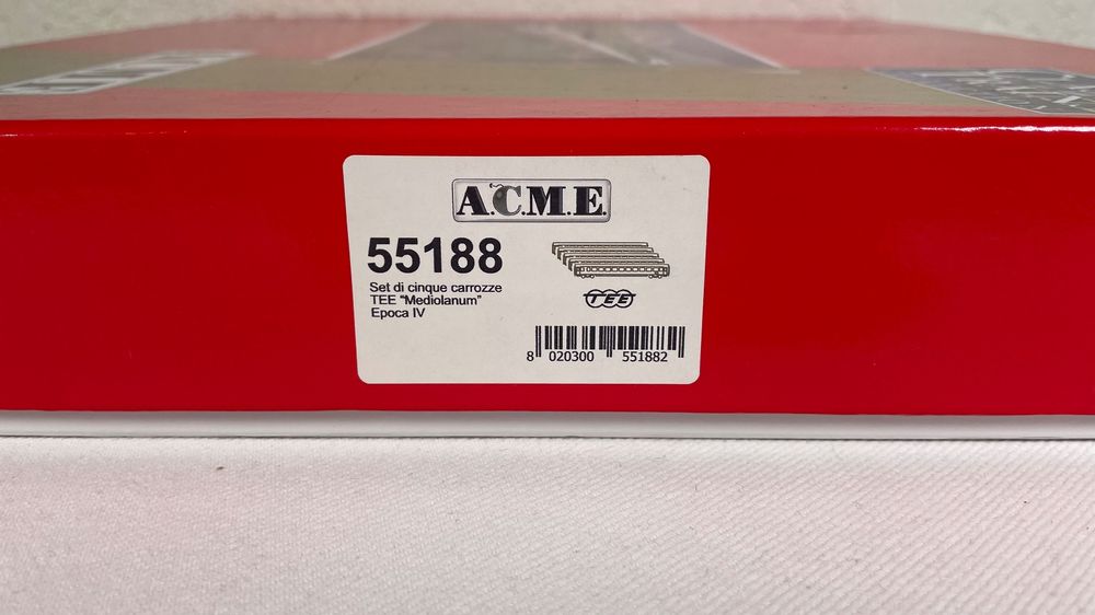 ACME 55188 - FS Wagenset TEE 84/85 Mediolanum (Gebraucht) in Volketswil ...
