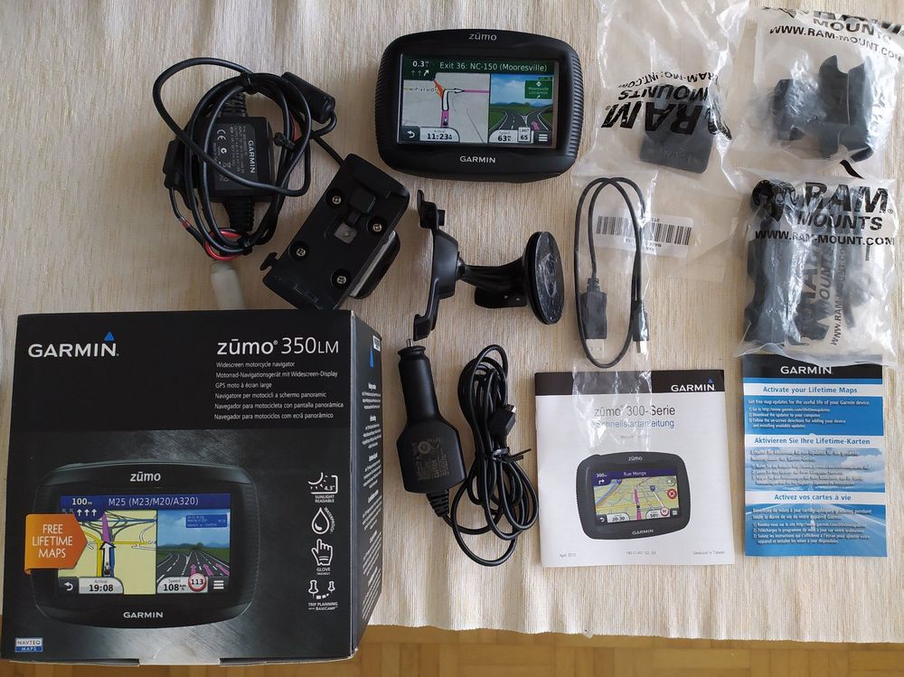 Garmin zumo 350LM Autop & Motorrad OVP TOP ZUSTAND ! | Kaufen auf Ricardo