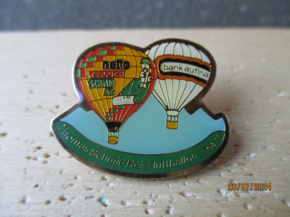 Ballon Heissluftballon Thomas Schmid Pin | Kaufen auf Ricardo