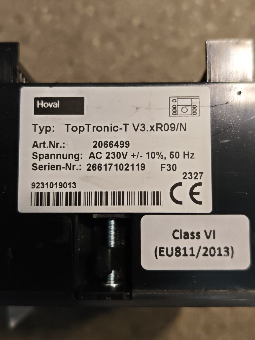Hoval TopTronic-T V3.xR09/N Steuerung - Heizungssaison! (Gebraucht) in ...