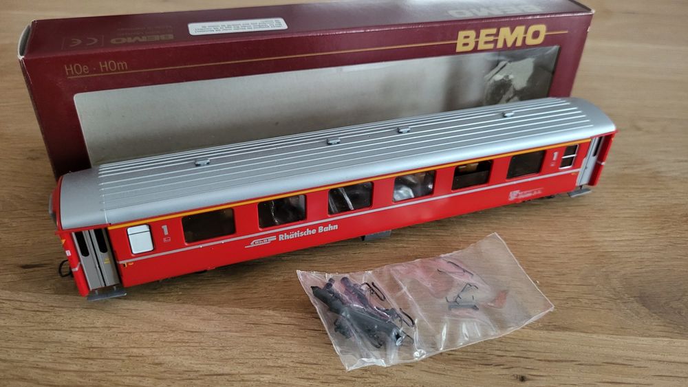 Bemo RhB 3252 132 A 1242 Refit 1. Klasse H0m OVP (Neu (gemäss ...