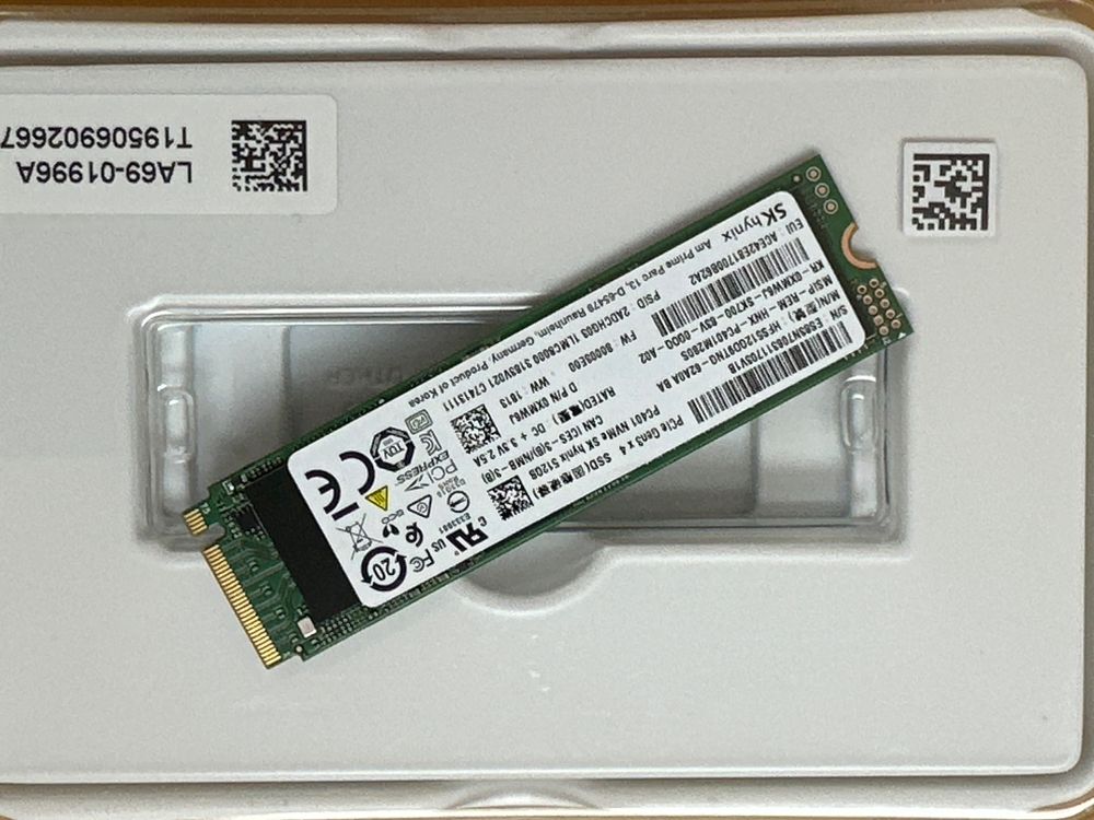 PC401 NVMe SK hynix 512GB (Gebraucht) in Kappel SO für CHF 10 – mit ...