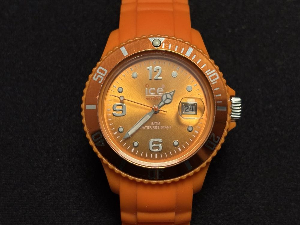 Ice Watch Orange mit Silikon Armband (Gebraucht) in Fehraltorf für CHF ...