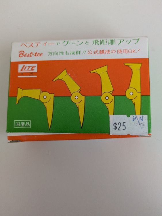Vintage Golf Tees - Selten & Ungewöhnlich! Japan (Gebraucht) in ...
