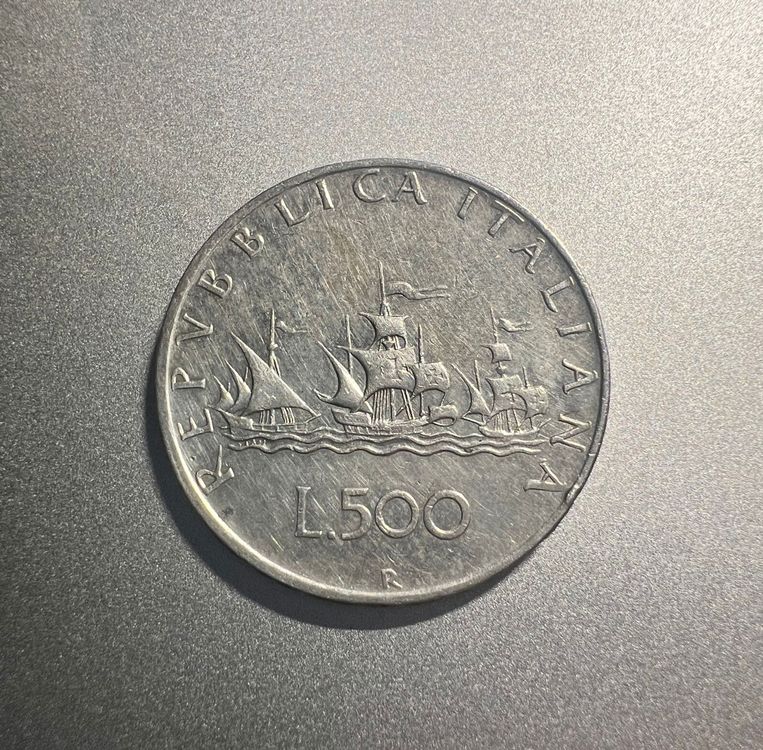 Republica Italiana 500 Lire Silbermünze (Gebraucht) in Kloten für CHF 6 ...