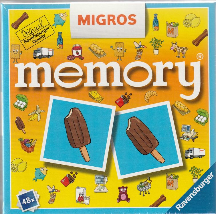 Memory, Ravensburger/Migros, ab 4 Jahren, neu ovp, ab 1.00 (Neu und originalverpackt) in für CHF ...