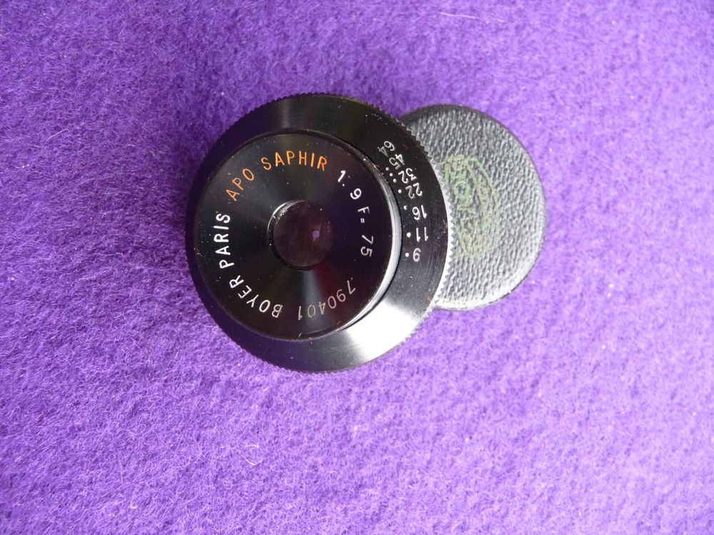 BOYER PARIS APO SAPHIR 1:9F=75 Objektif | Kaufen auf Ricardo