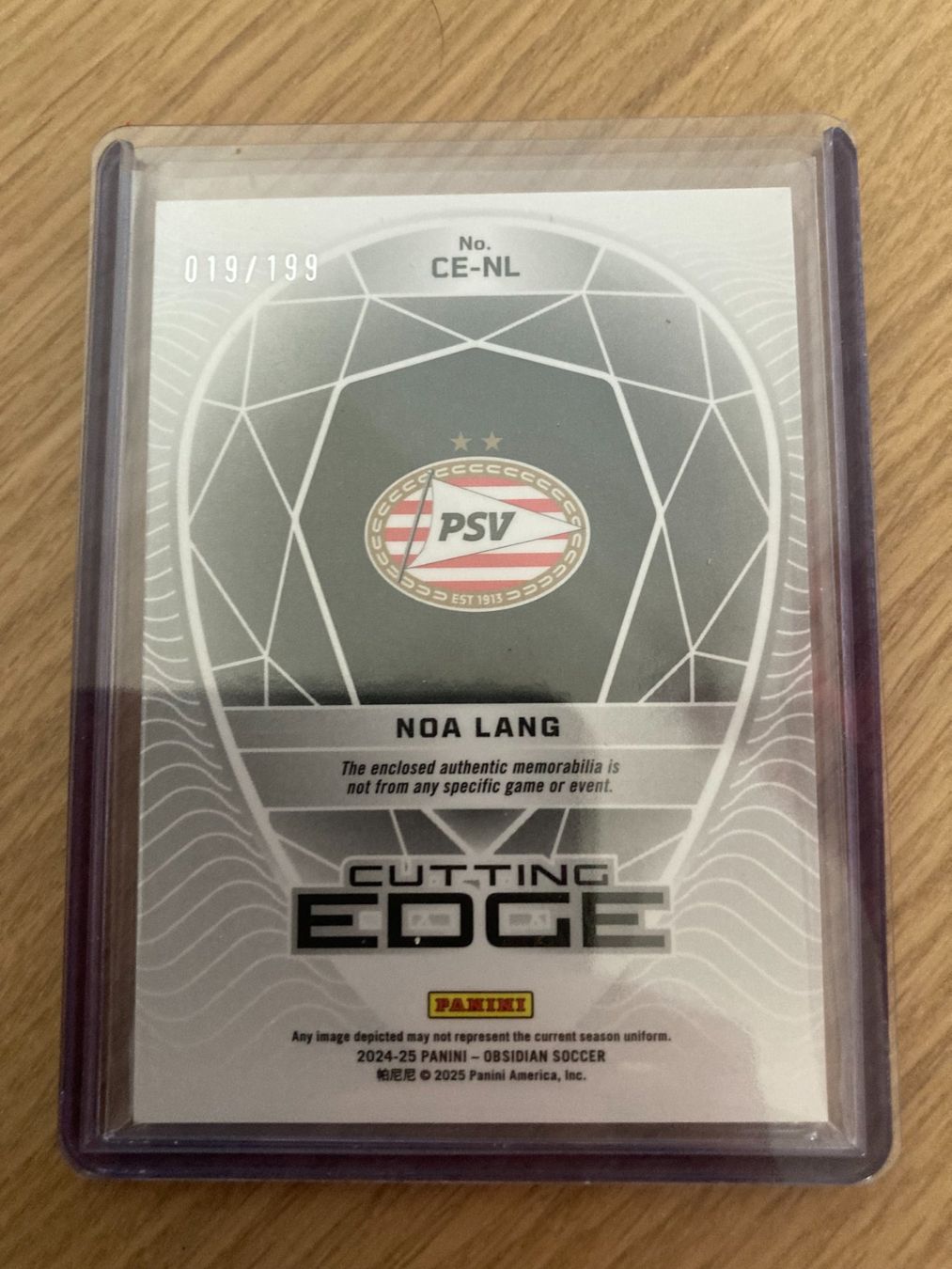 Panini Obsidian 2024-25 - Noa Lang /199 Patch (Gebraucht) in La Tour-de ...