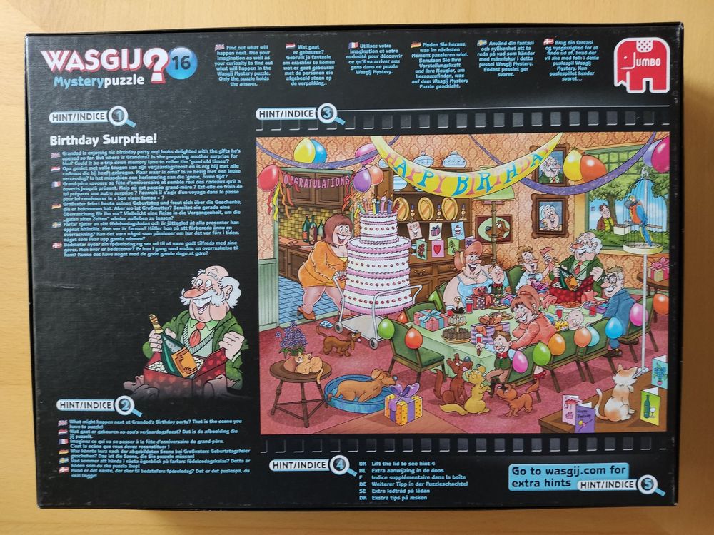 Wasgij Puzzel /Mystery 16/ Birthday Surprise! (Gebraucht) in ...