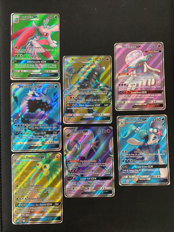 7 cartes pokemon GX full art | Kaufen auf Ricardo