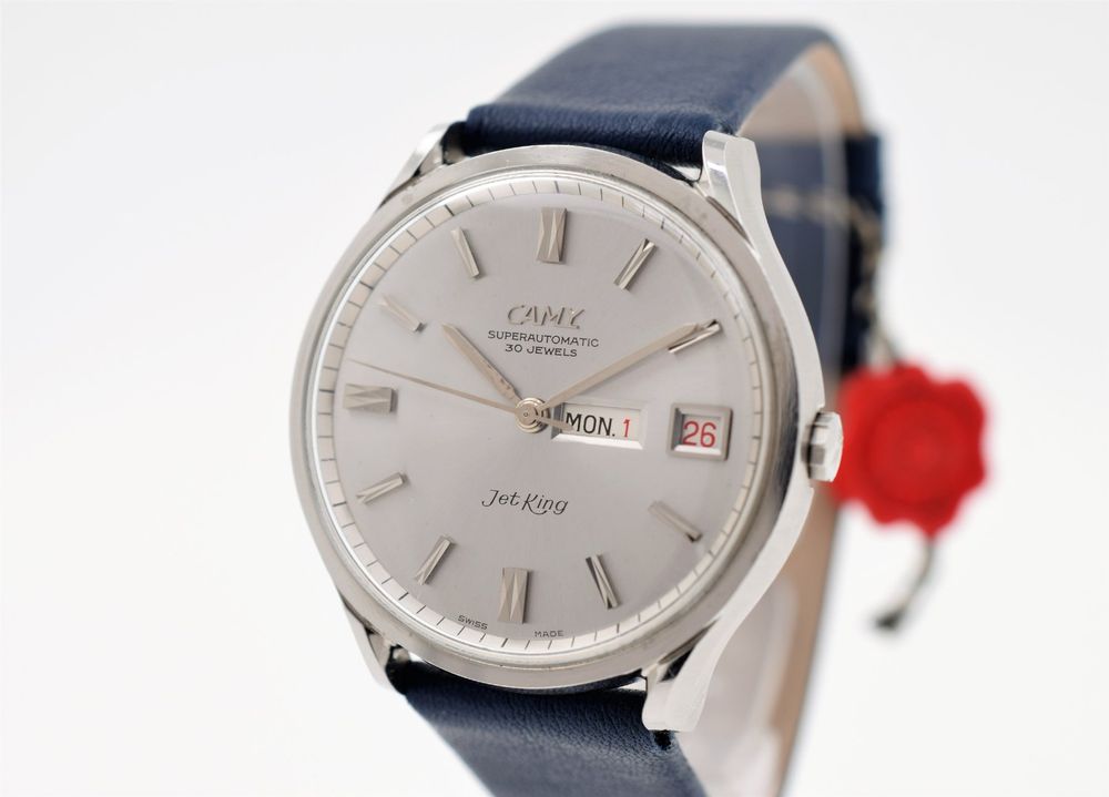 Camy Jet King Day-Date Automatic Vintage Uhr Felsa 4009 (Gebraucht) in ...