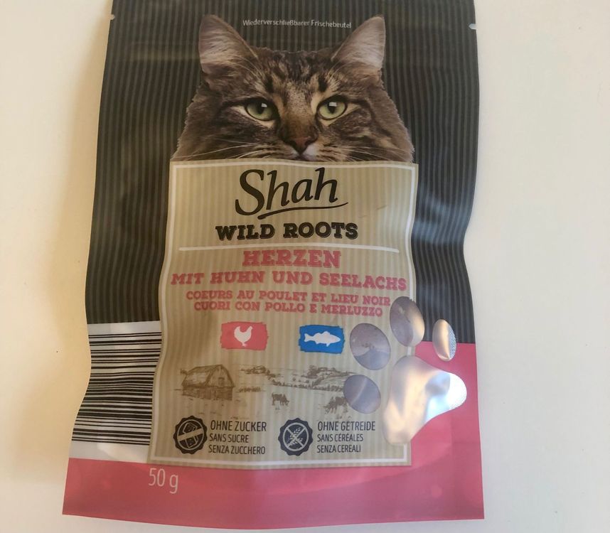 Shah Katzen-Snaks: Herzen mit Huhn und Seelachs (Neu und ...