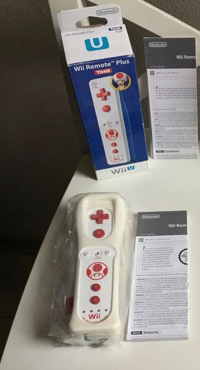 Wii Remote Motion Controller Toad Limited Edition wie NEU (Neu (gemäss ...