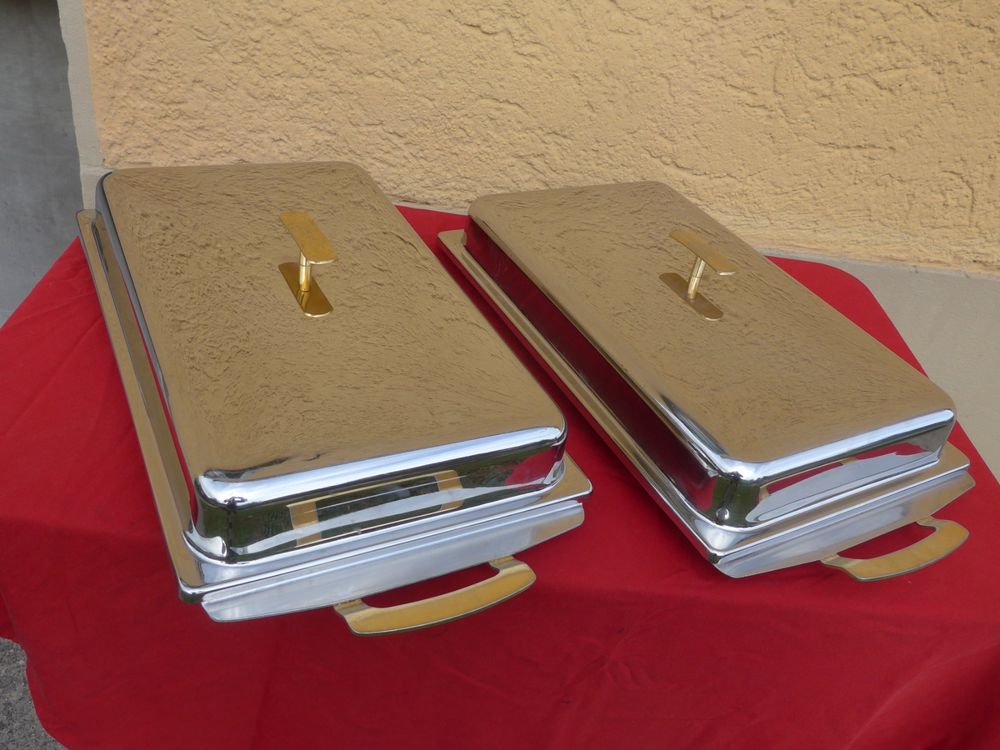 Buffetplatte, Edelstahl Tablett mit Deckel, Buffet Tablett, | Kaufen ...