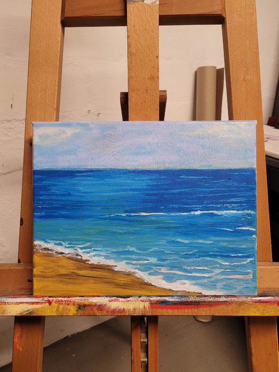 Kleinkunst Bild 29x24x2 Meer | Kaufen auf Ricardo