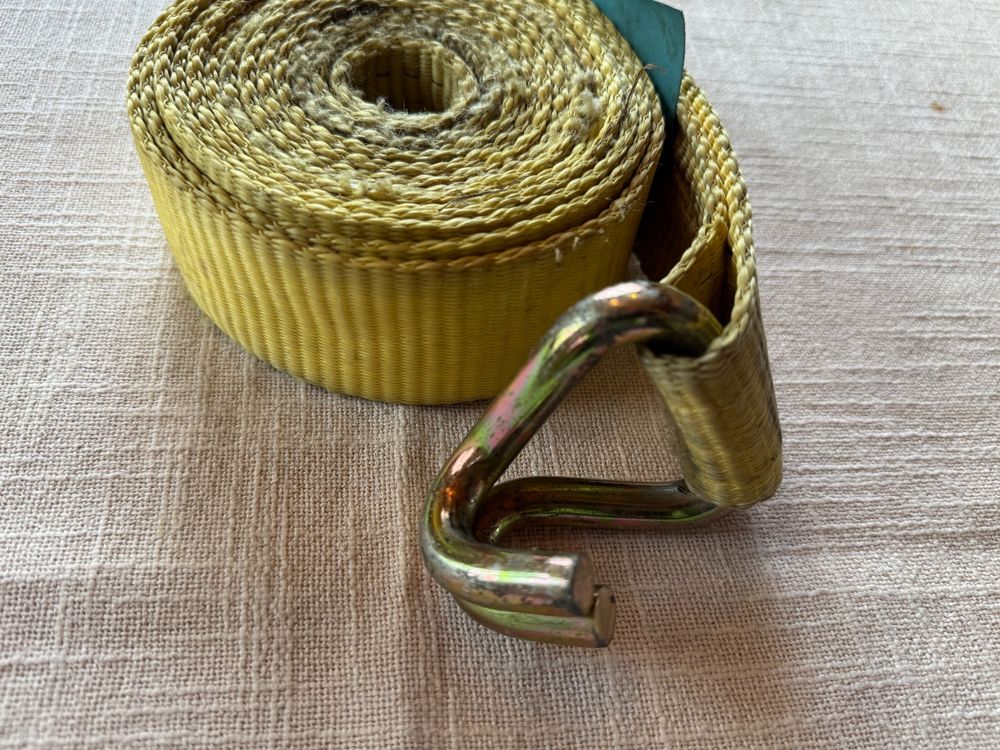 Spanngurt gelb mit Haken nicht mehr die volle Länge (Gebraucht) in ...