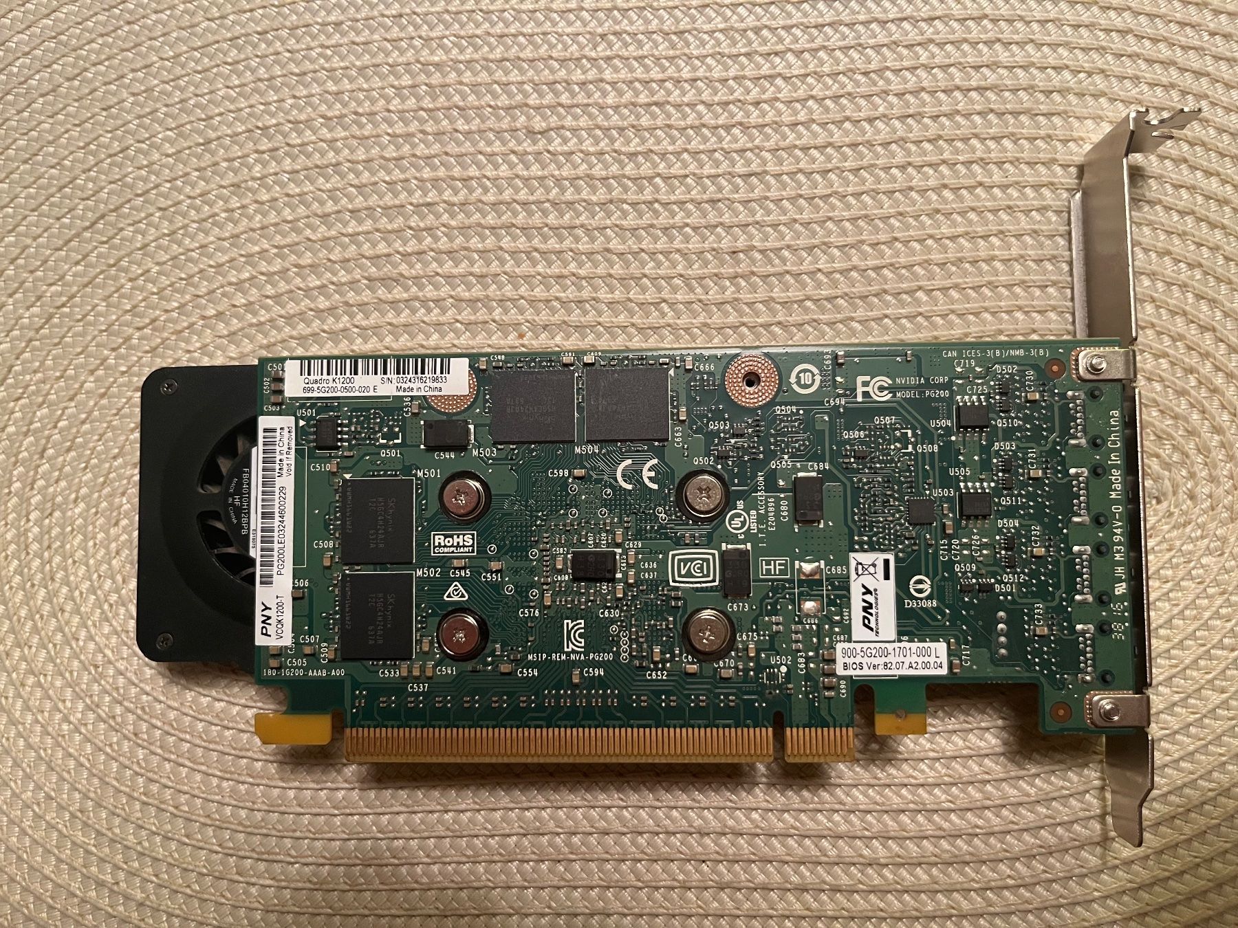 Nvidia QUADRO K1200 mit 4GB RAM in gutem Zustand (Gebraucht) in ...