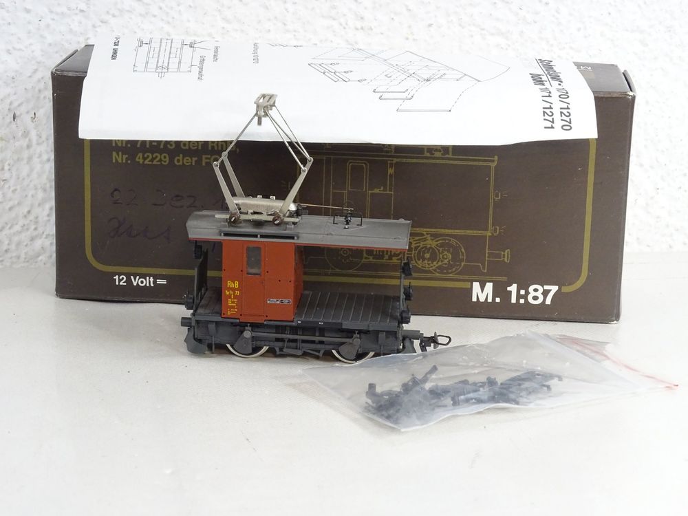 Bemo 1270 Te2/2 Traktor RhB, Te73, Analog, H0m, OVP | Kaufen auf Ricardo